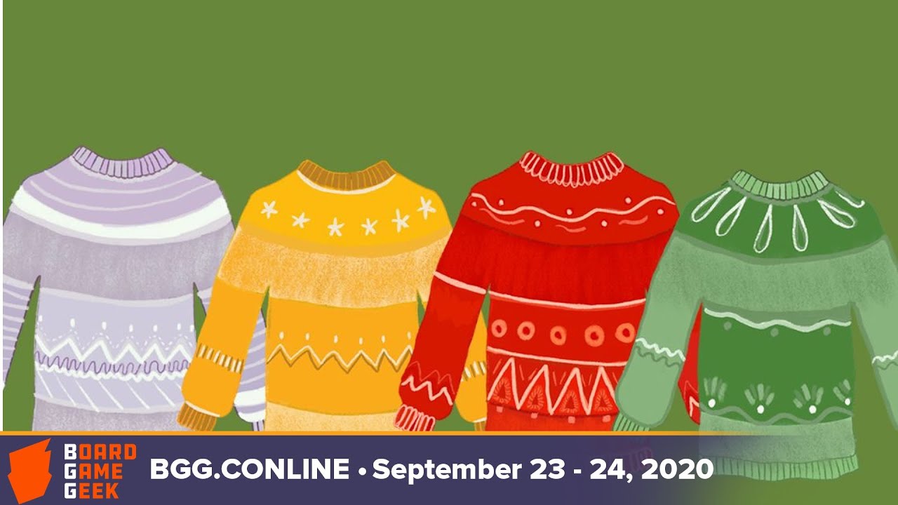 Ugly Christmas Sweaters — game preview at BGG CONLINE September 2020 ...