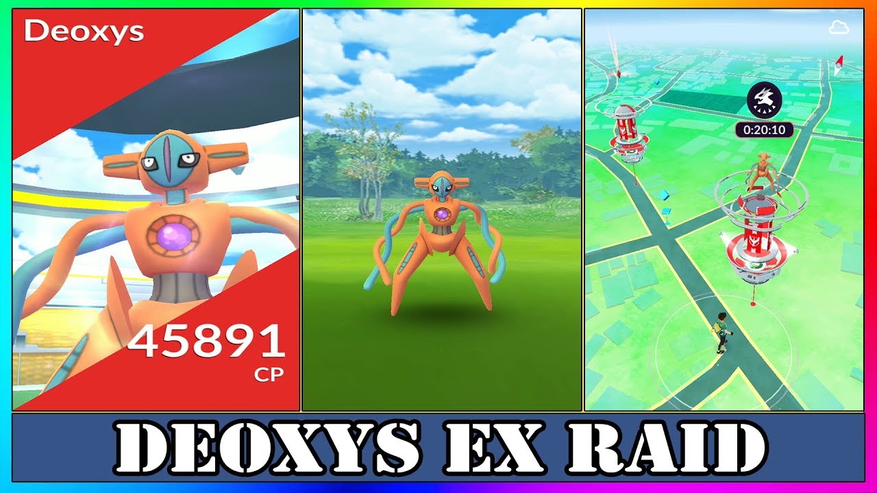DEOXYS EX RAID | IN POKEMON GO | HOW TO CATCH DEOXYS !!!!! - YouTube