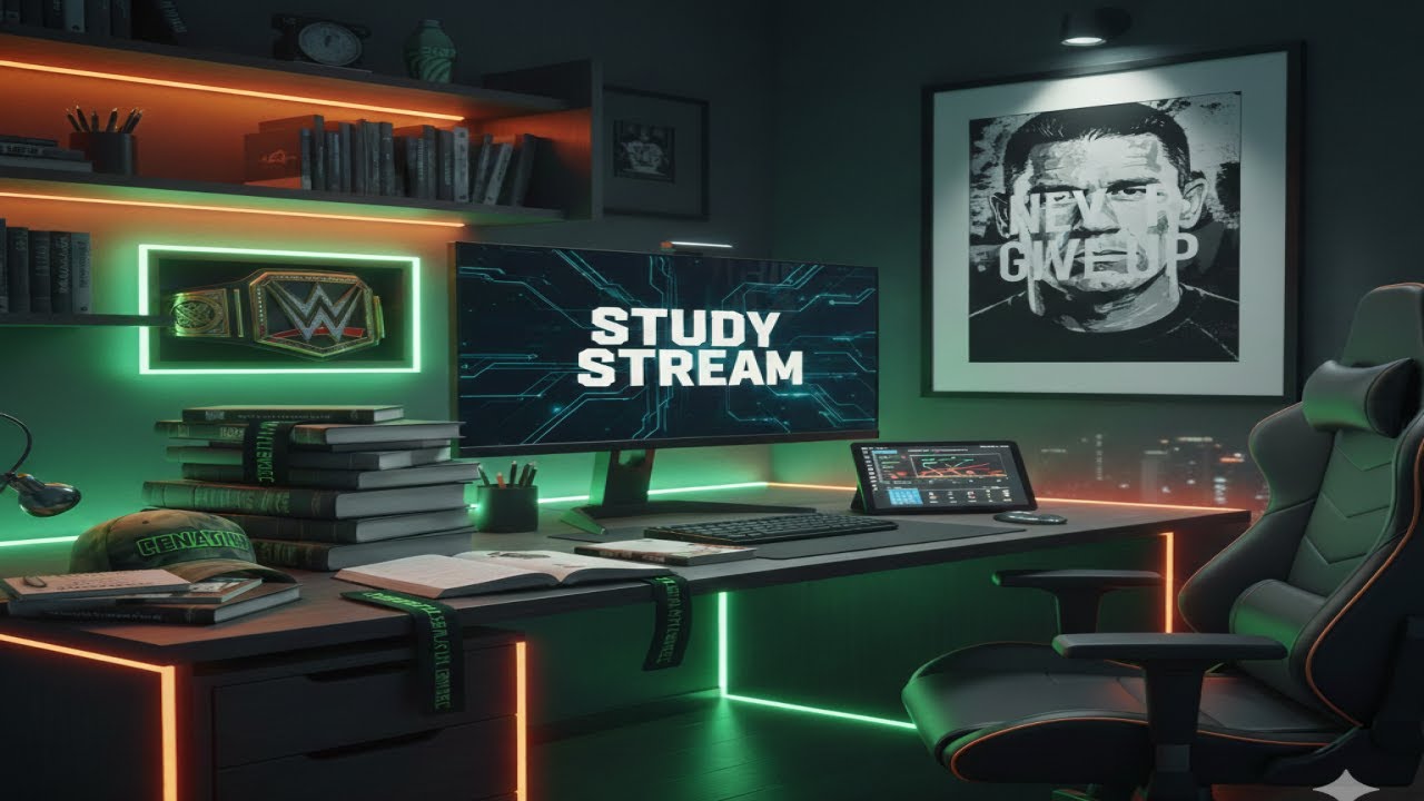 Study Stream | 1 Hours Study Stream | Never Give Up - YouTube