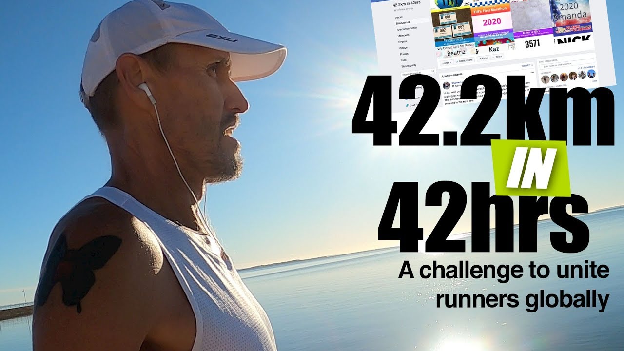 42.2km in 42hrs, a challenge to unite runners globally - YouTube
