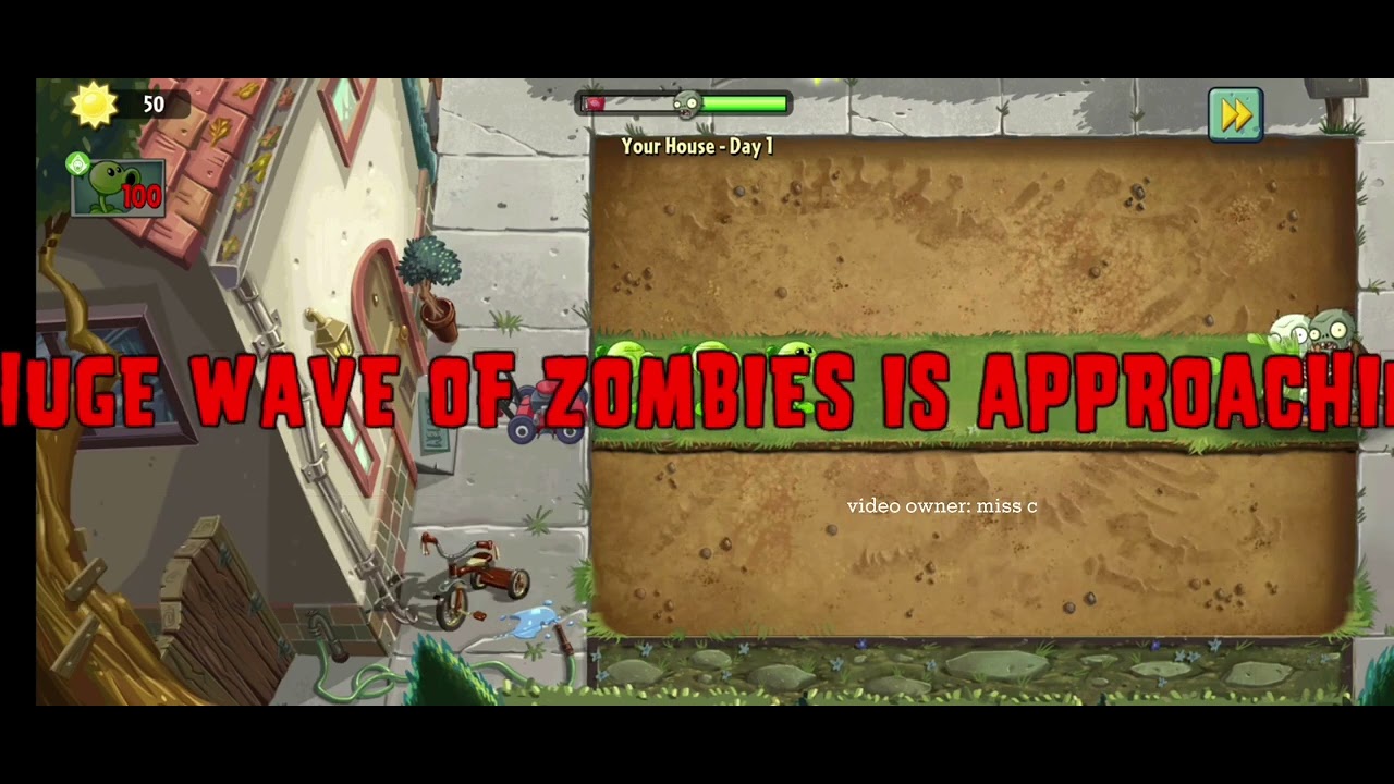 PLANS VS ZOMBIES 2 (Your House - Day1) - YouTube