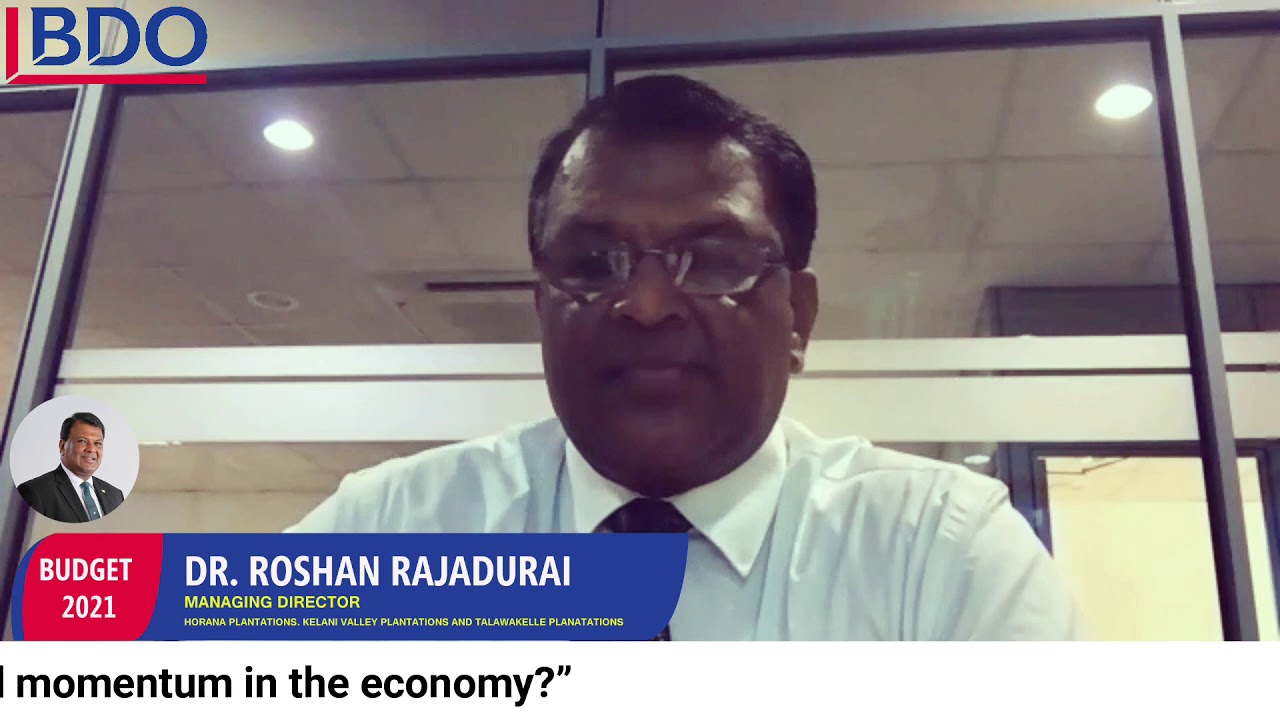 Dr Roshan Rajadurai- Roadmap to Prosperity 2021 Budget - YouTube