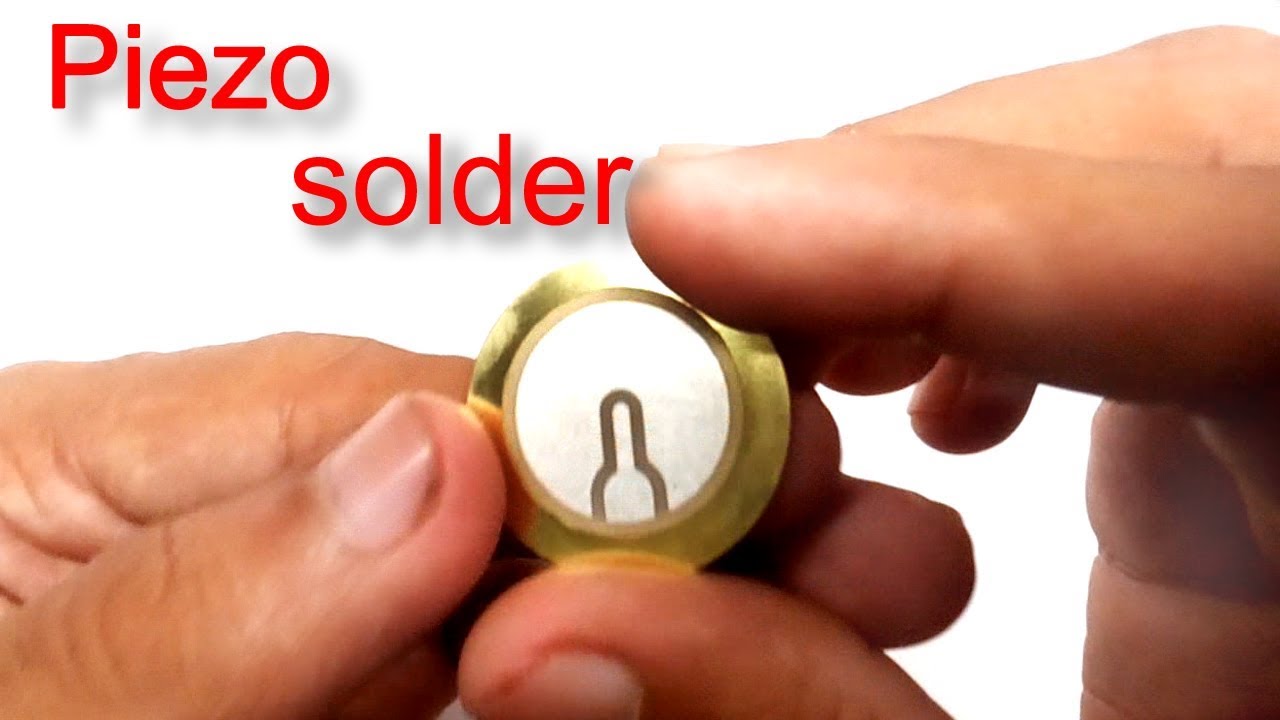 How to Solder Piezo - YouTube