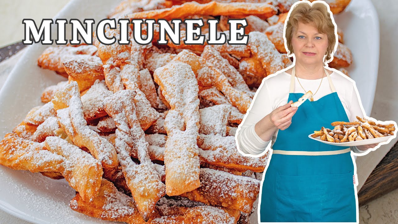 😍 MINCIUNELE subțiri și crocante din aluat fără drojdie - rețeta veche ...
