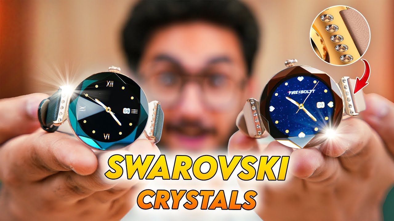 Most Premium Women Smartwatch With DIAMOND CUT Display! - YouTube