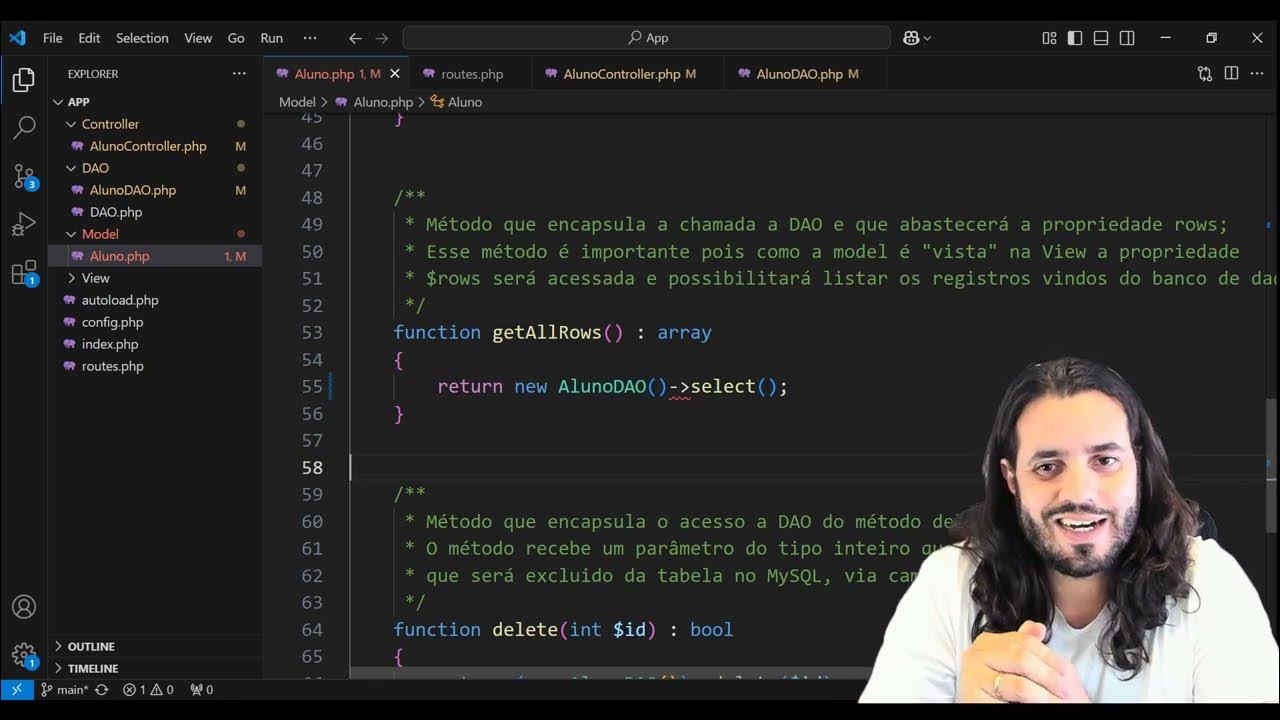 AULA 5 - COMO FAZER MVC COM PHP 8.4 E MYSQL - CRUD NO MYSQL PARTE II - CAMADA VIEW E CONTROLLER ...