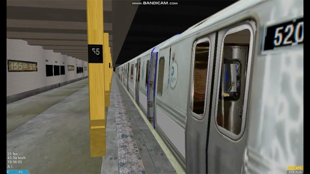 Openbve 2.0 Version R44 C Train Departing at 155th Street - YouTube