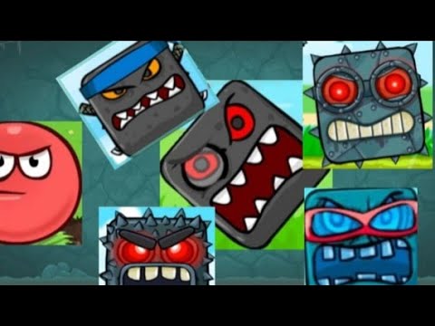 Red ball 4 all boses - YouTube