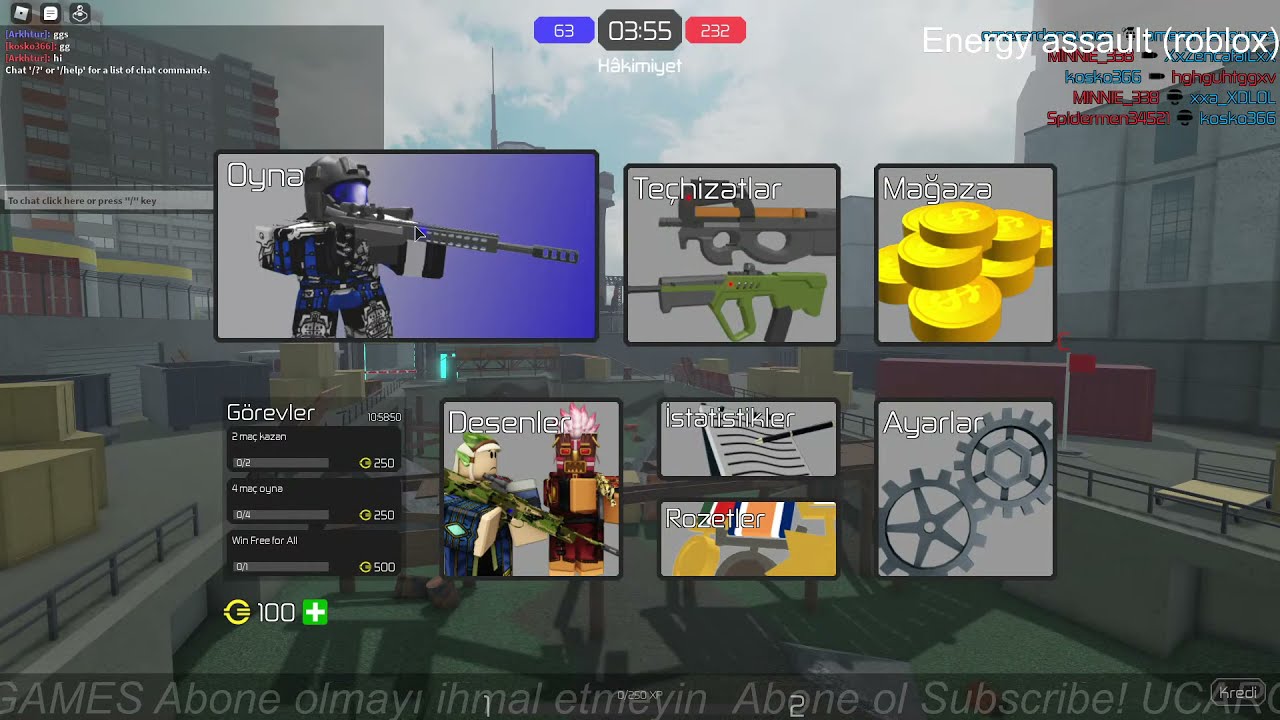 Energy Assault (roblox) - YouTube