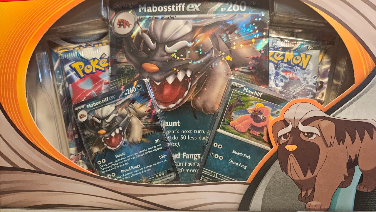 Pokemon Mabostiff EX Box Opening - YouTube