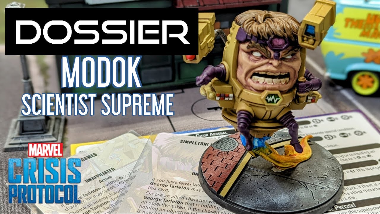 Marvel Crisis Protocol Dossier MODOK Scientist Supreme - YouTube