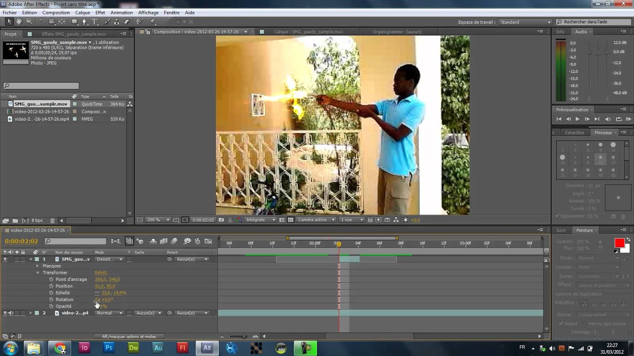 Faire un Muzzle Flash avec After Effects (CS3 CS4 CS5 CS5.5) - YouTube
