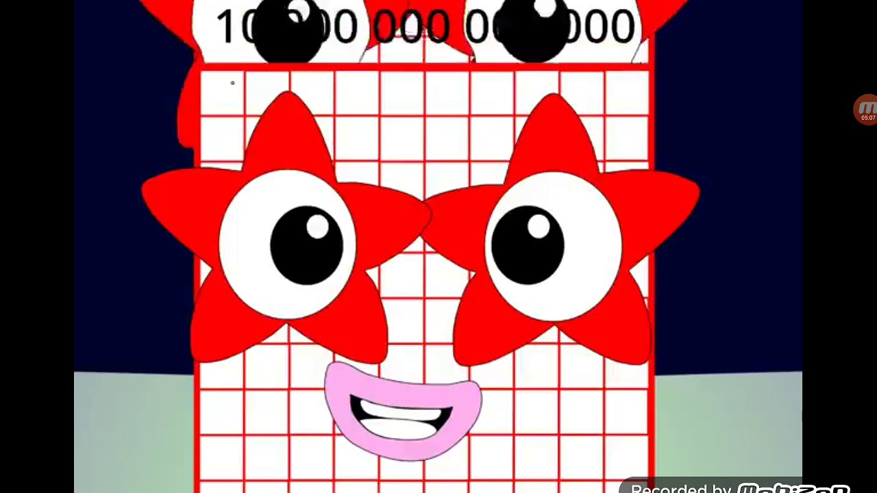 numberblocks 1 to 81 decillion - YouTube