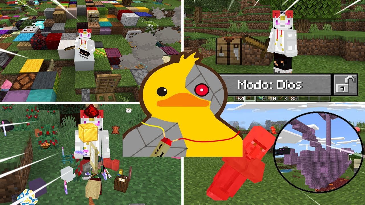 🐥TOP 5 MODS QUE USA PATO HORNEADO para MINECRAFT PE 1.17 - ADDONS DE ...