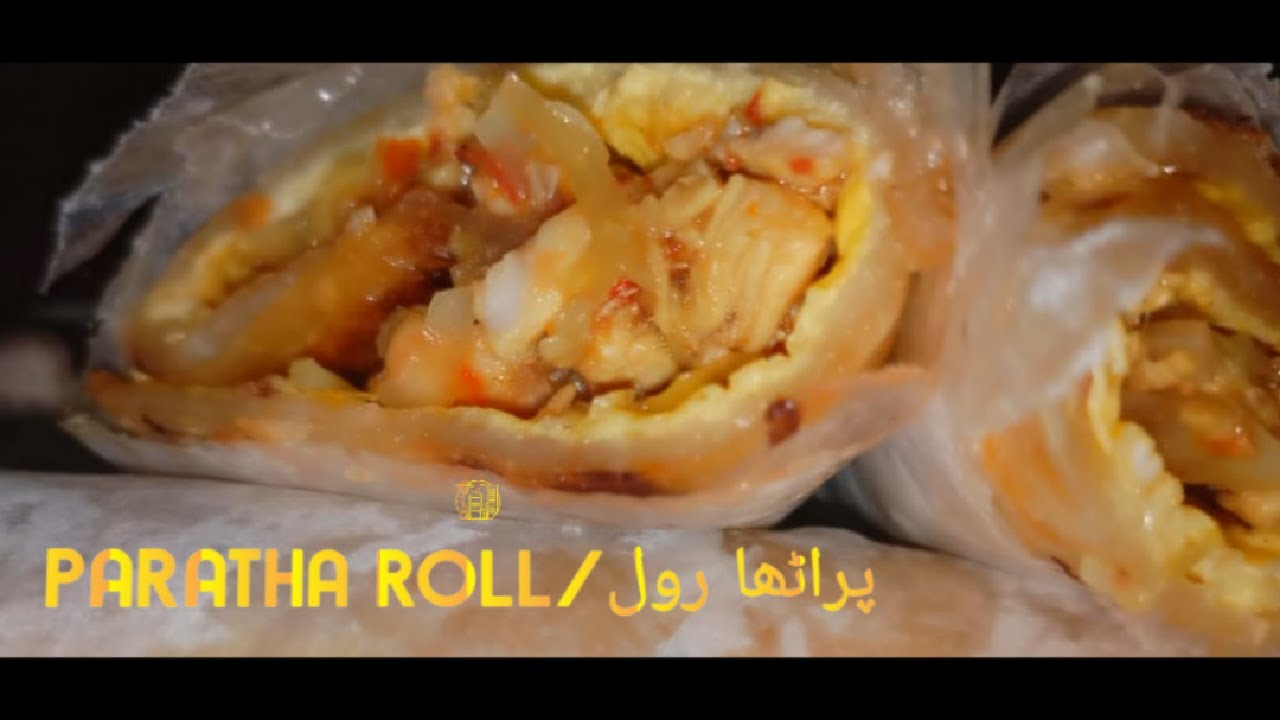 how to make paratha roll// kaathi roll//پراٹھا رول - YouTube