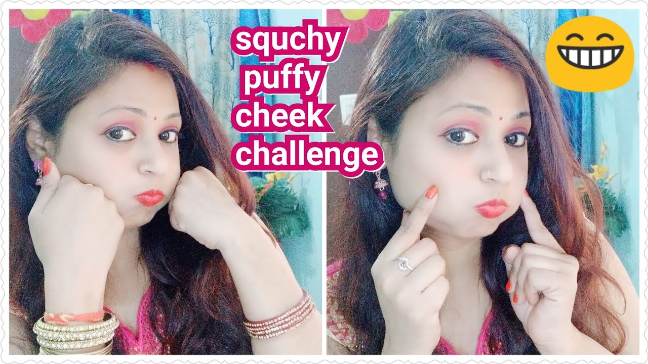squishy puffy cheek challenge 😷🤪 part3, #requested video - YouTube