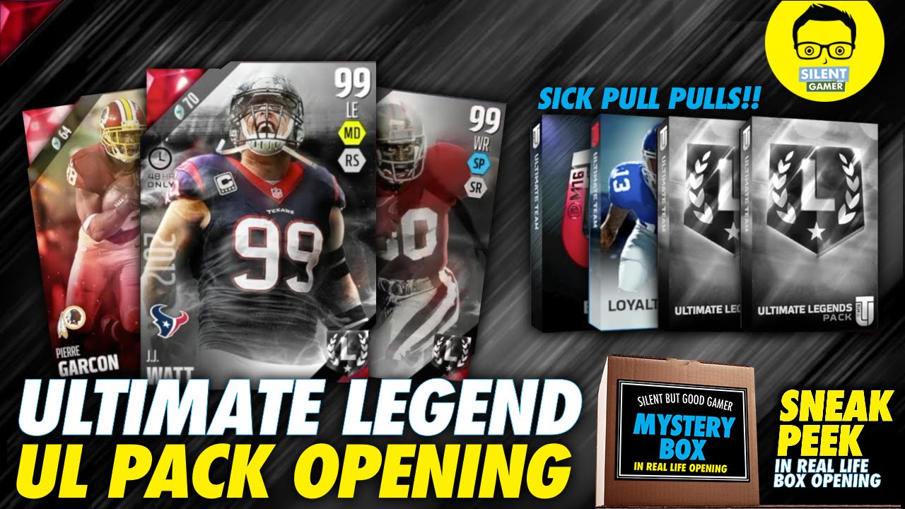 Madden 16 Pack Opening -Ultimate Legend Jerry Rice & Mystery Box Promo ...
