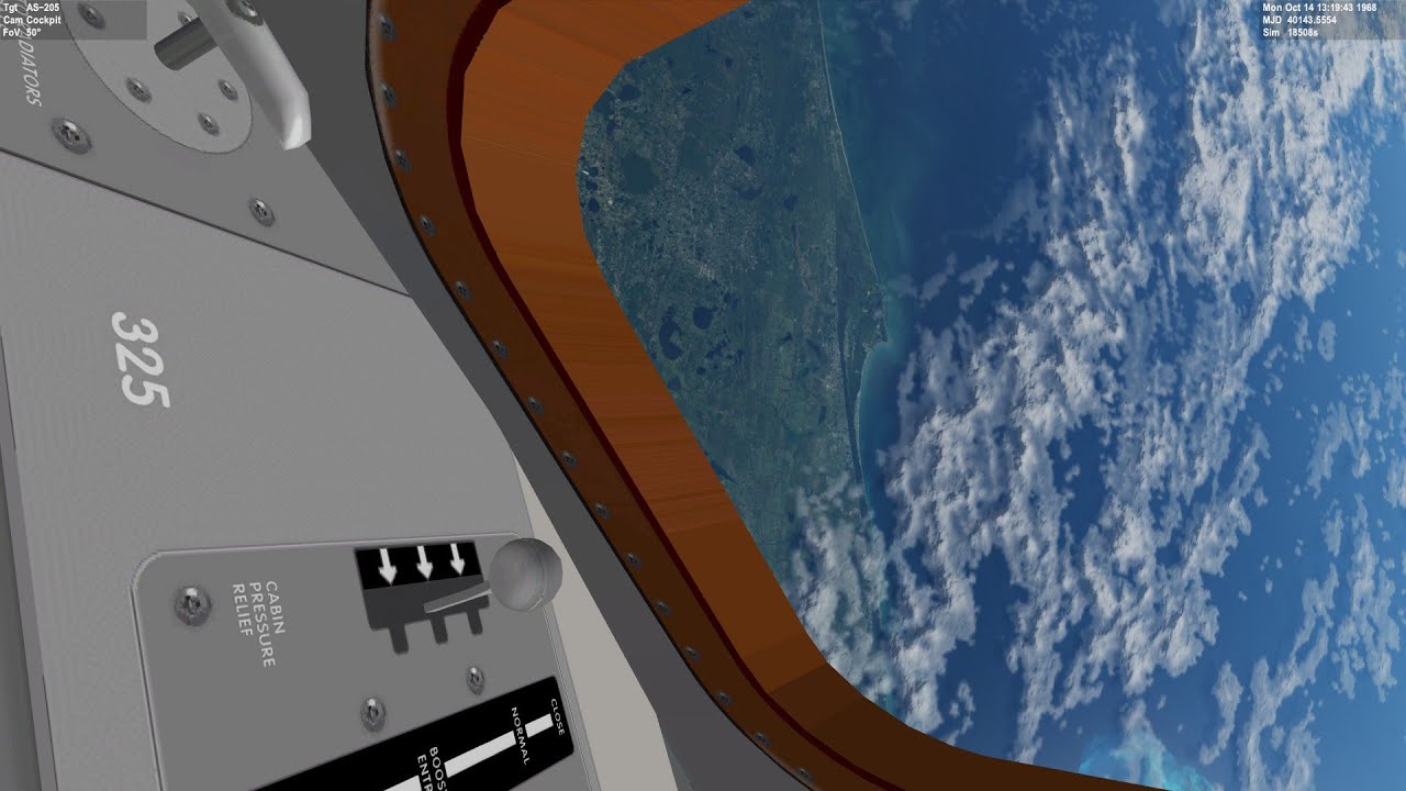 Apollo 7 NASSP 8 Beta - Orbiter 2016 - G&N Power up and P51 - YouTube
