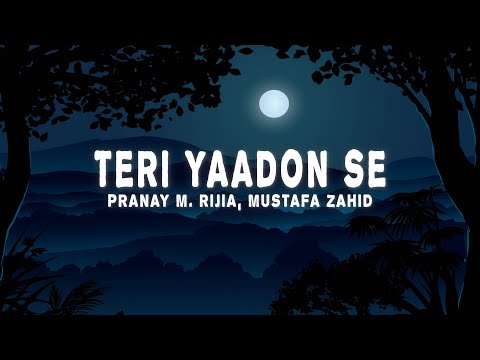 Teri Yaadon Se  (Lyrics) - Pranay M. Rijia, Mustafa Zahid