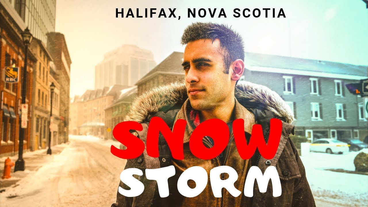 INSANE Halifax BLIZZARD! | Halifax, Nova Scotia SNOW STORM - YouTube