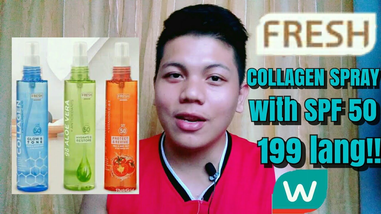 FRESH SKINLAB COLLAGEN SPRAY REVIEW - YouTube