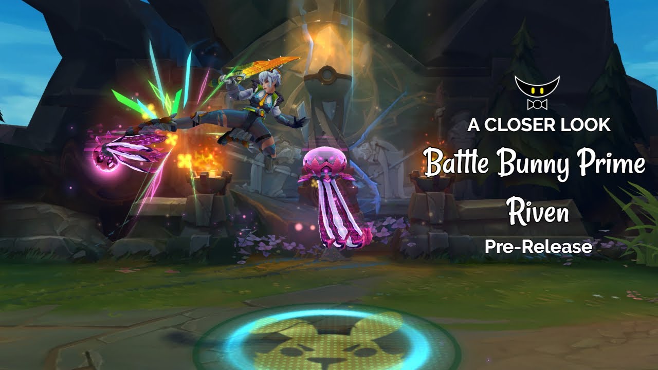 Battle Bunny Prime Riven Epic Skin (Pre-Release) - YouTube