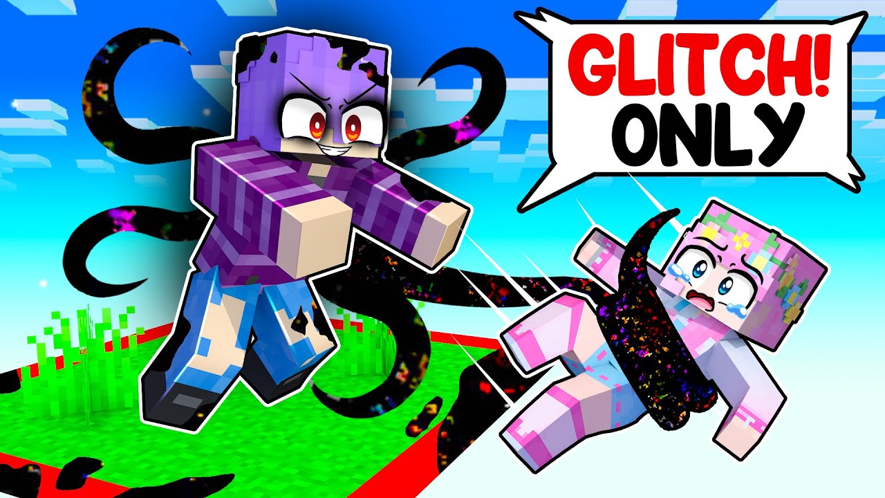 BECOMING the GLITCH on ONE CHUNK in Minecraft! - YouTube