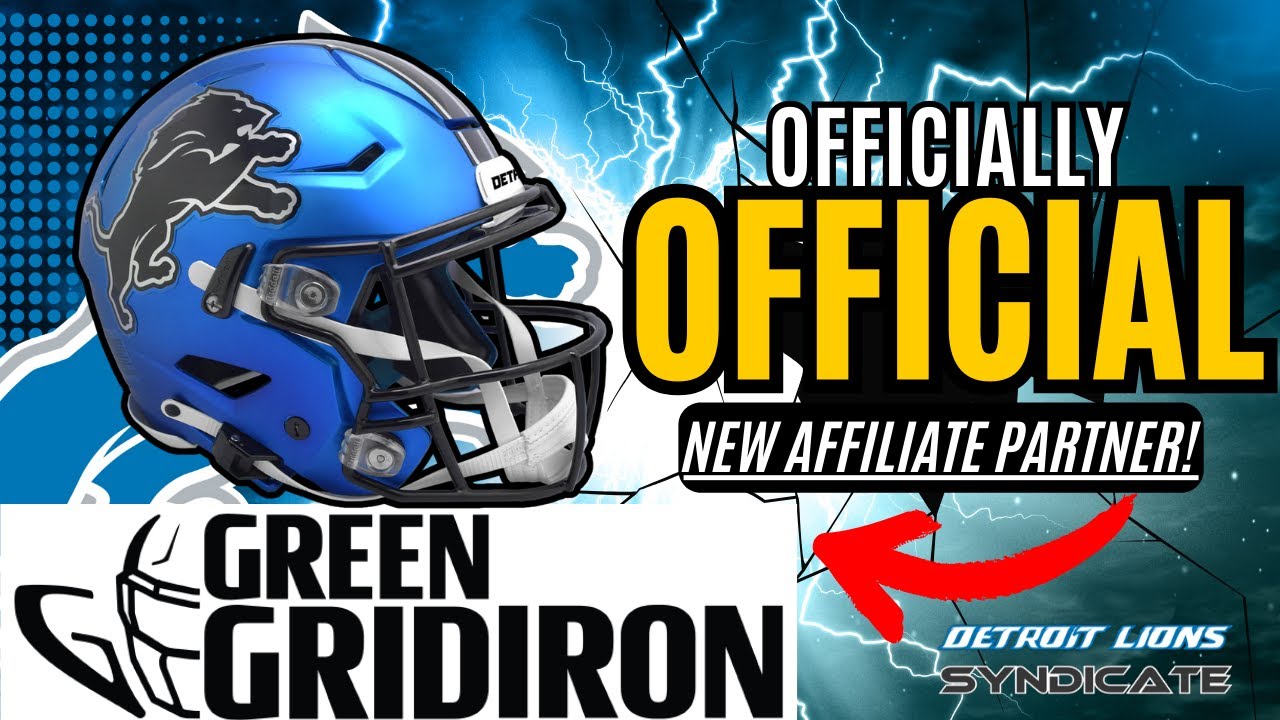 It's OFFICIAL! Lions Syndicate Is a Proud Partner of @greengridiron - YouTube