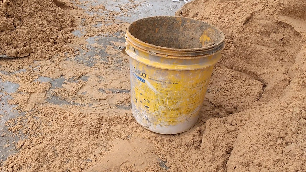 como preparar um traço de massa pra reboco com área fubá.PASSO/PASSO ...