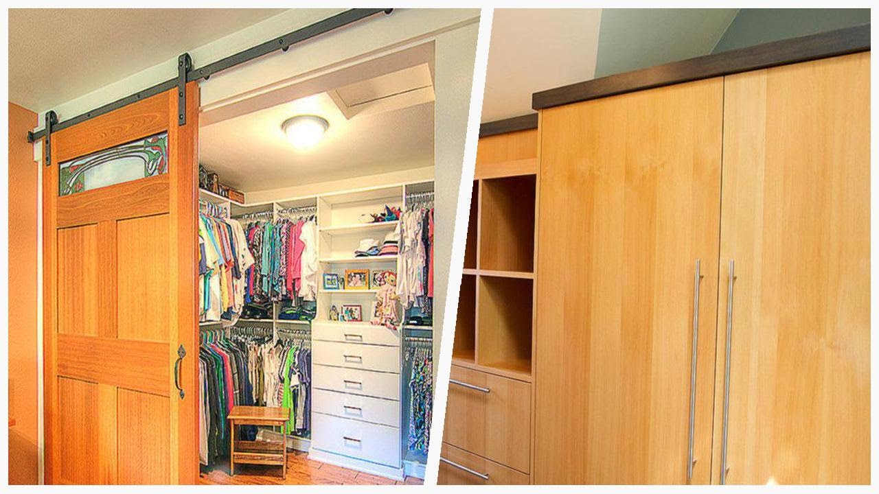 75 Orange Closet With Flat-panel Cabinets Design Ideas You'll Love ...