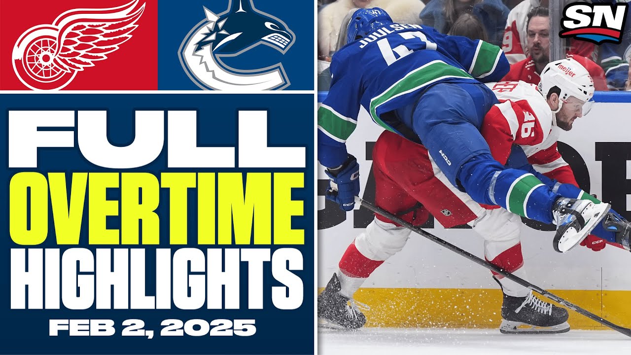 Detroit Red Wings at Vancouver Canucks | FULL Overtime Highlights ...