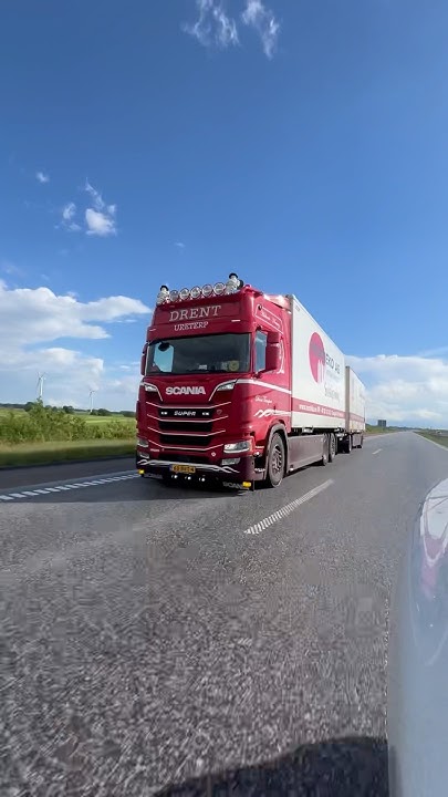 Drent Transport, Scania Next Generation R520 V8, Truckspotting - YouTube