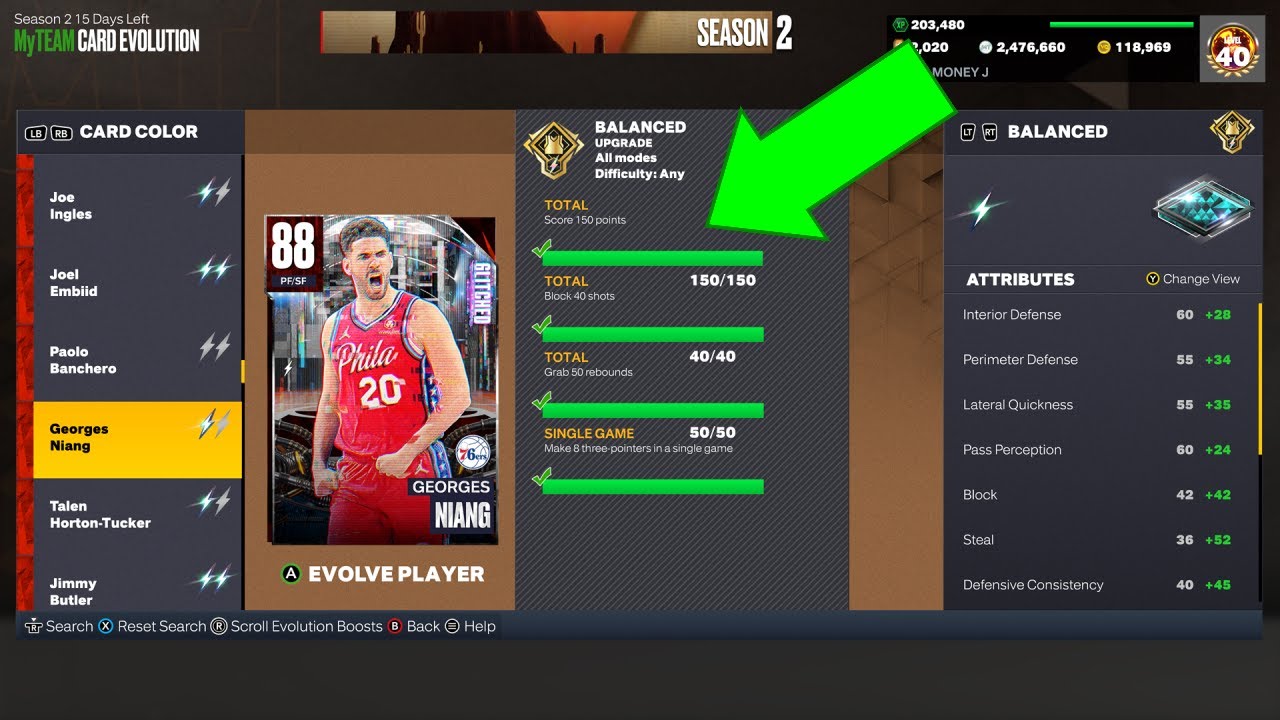 How to get 40 Blocks with 42 Blocks Ruby Georges Niang in NBA2K23 ...