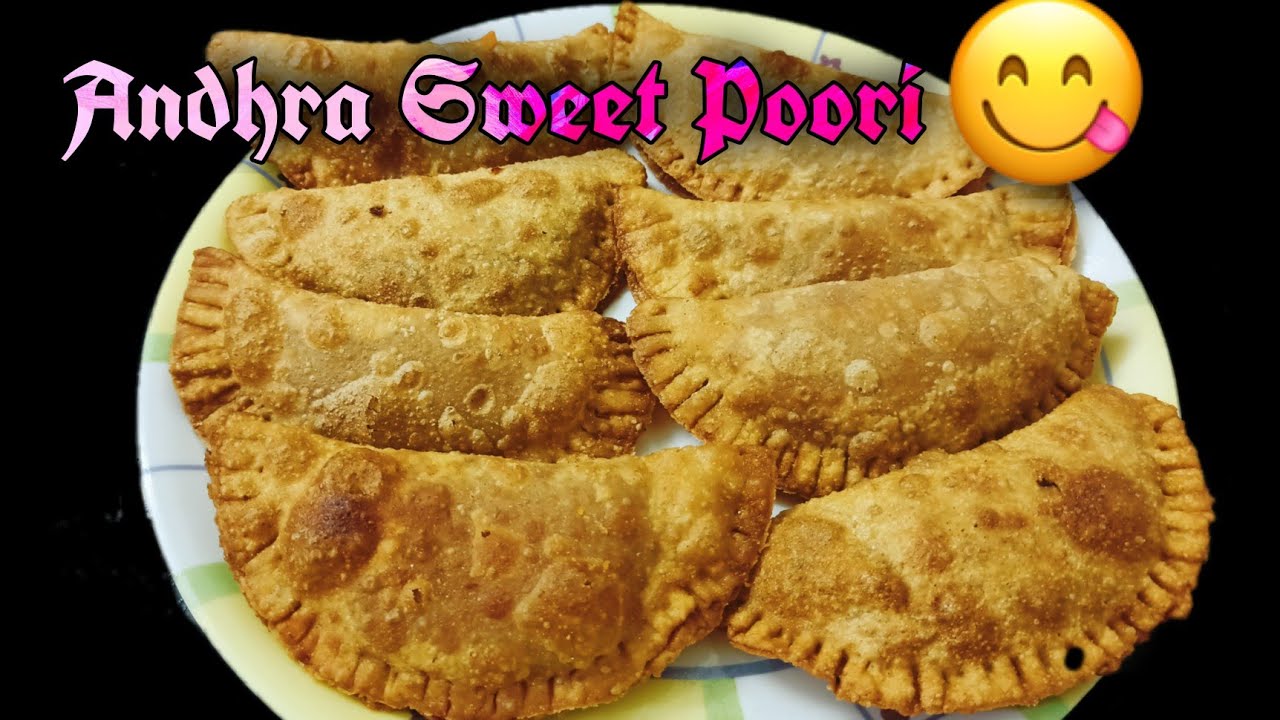 Andhra Special Sweet poori Tamil | Sweet poori - YouTube