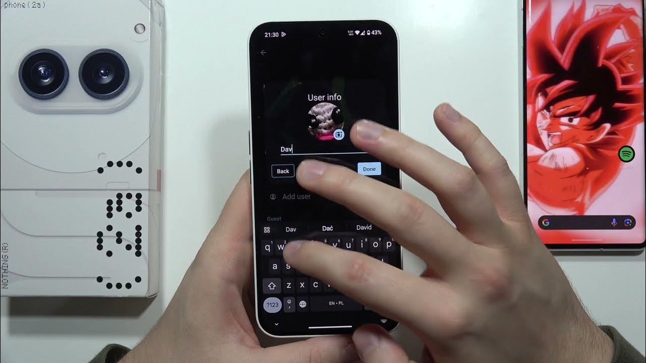 How to Add New User on Nothing Phone 2a - Allow Multiple Users - YouTube