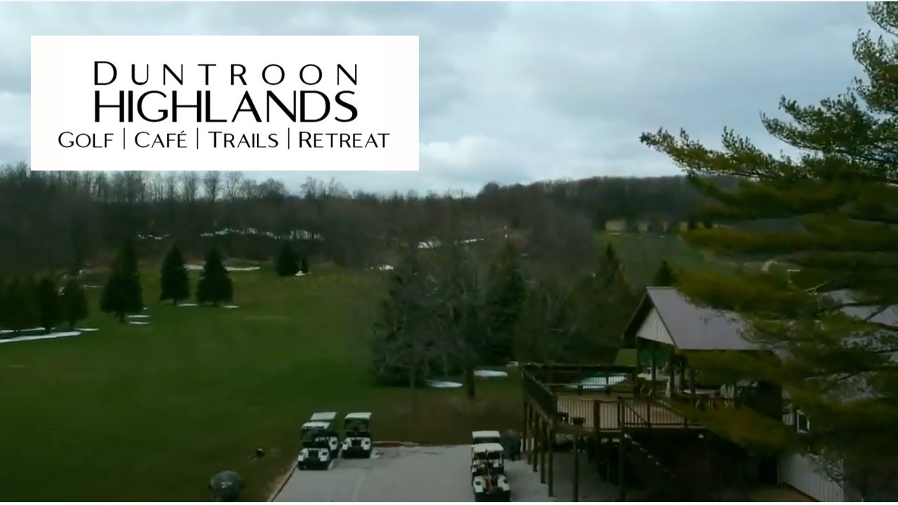 Duntroon Highlands Birds Eye View - YouTube