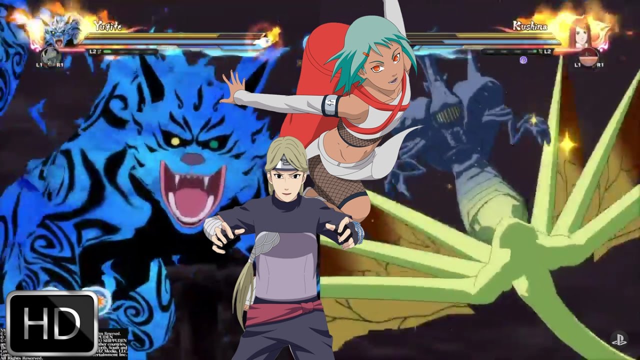 Nsuns4 Road To Boruto Fuu Yugito Nii Vs Kushina Karin Japanese Audio Youtube