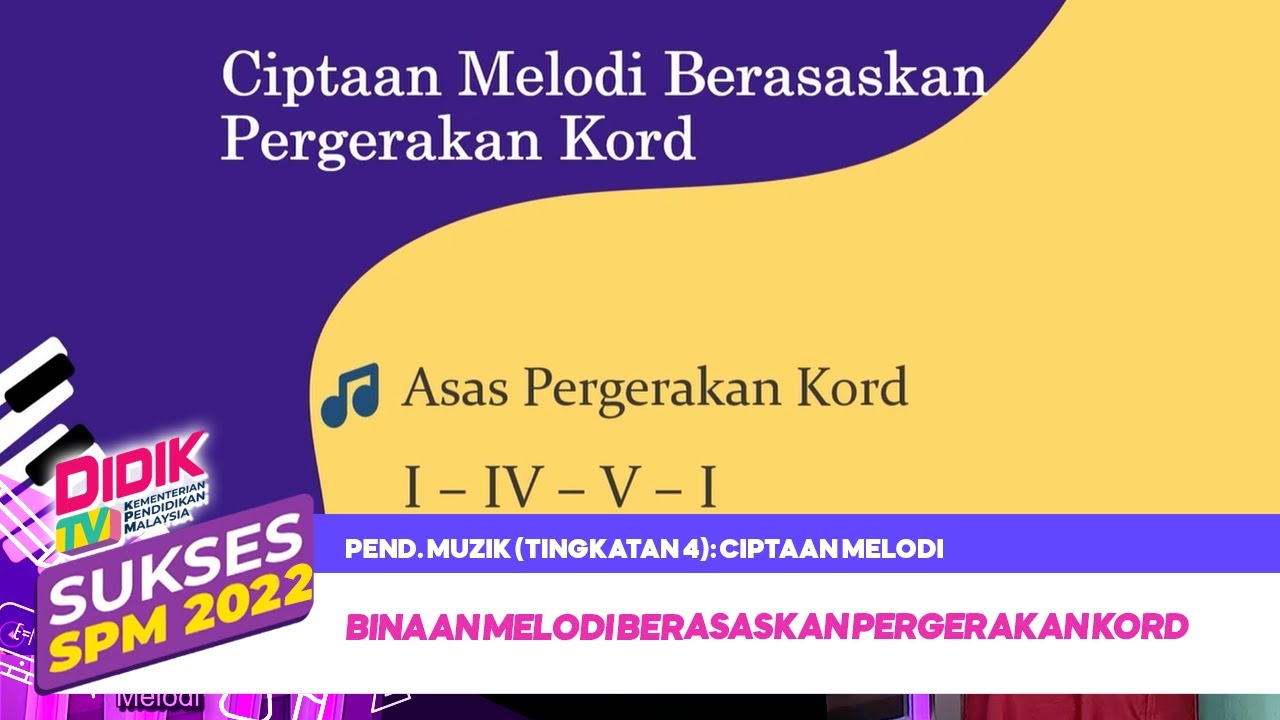 Sukses SPM (2022) - Klip | Pend. Muzik (Tingkatan 4): Binaan Melodi ...