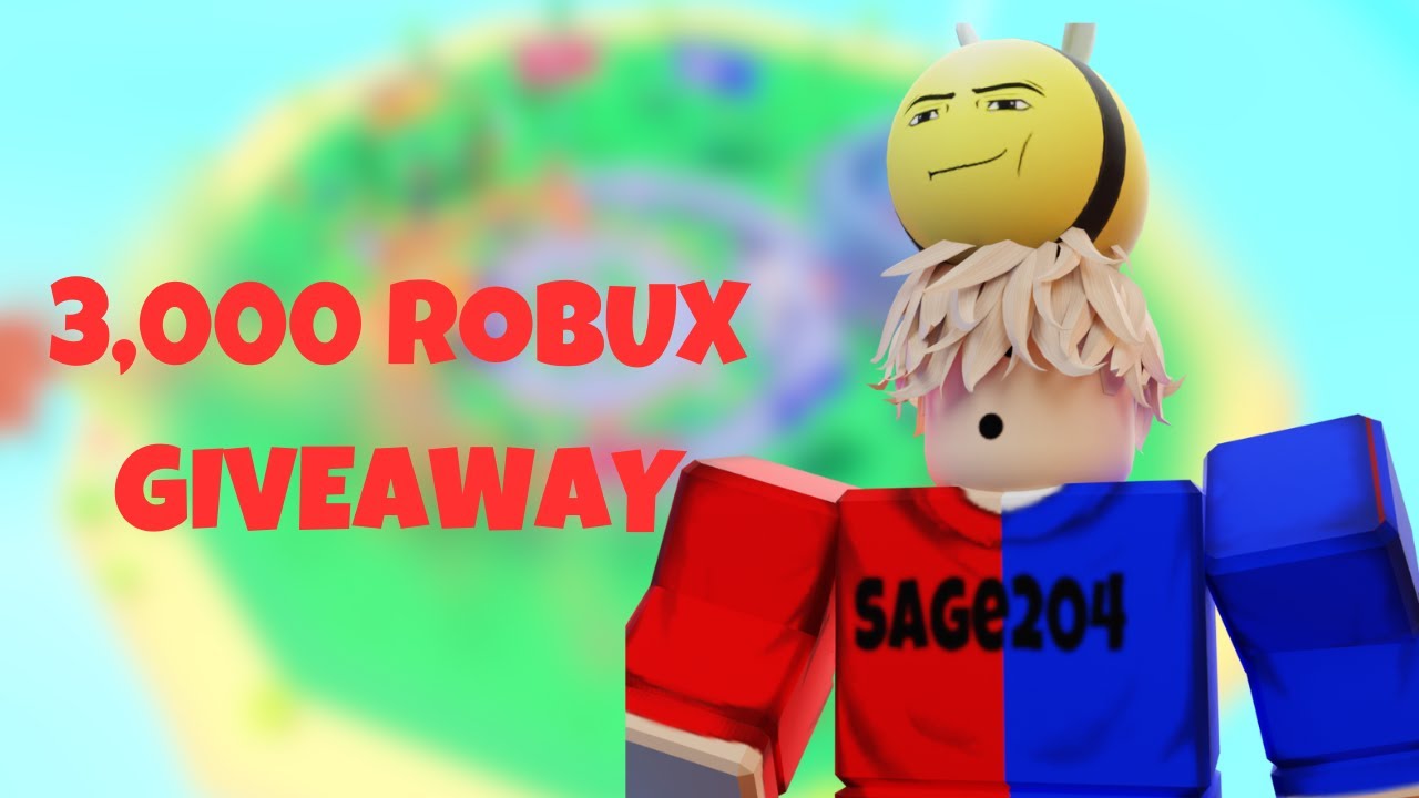 🔴LIVE 3,000 ROBUX GIVEAWAY - YouTube