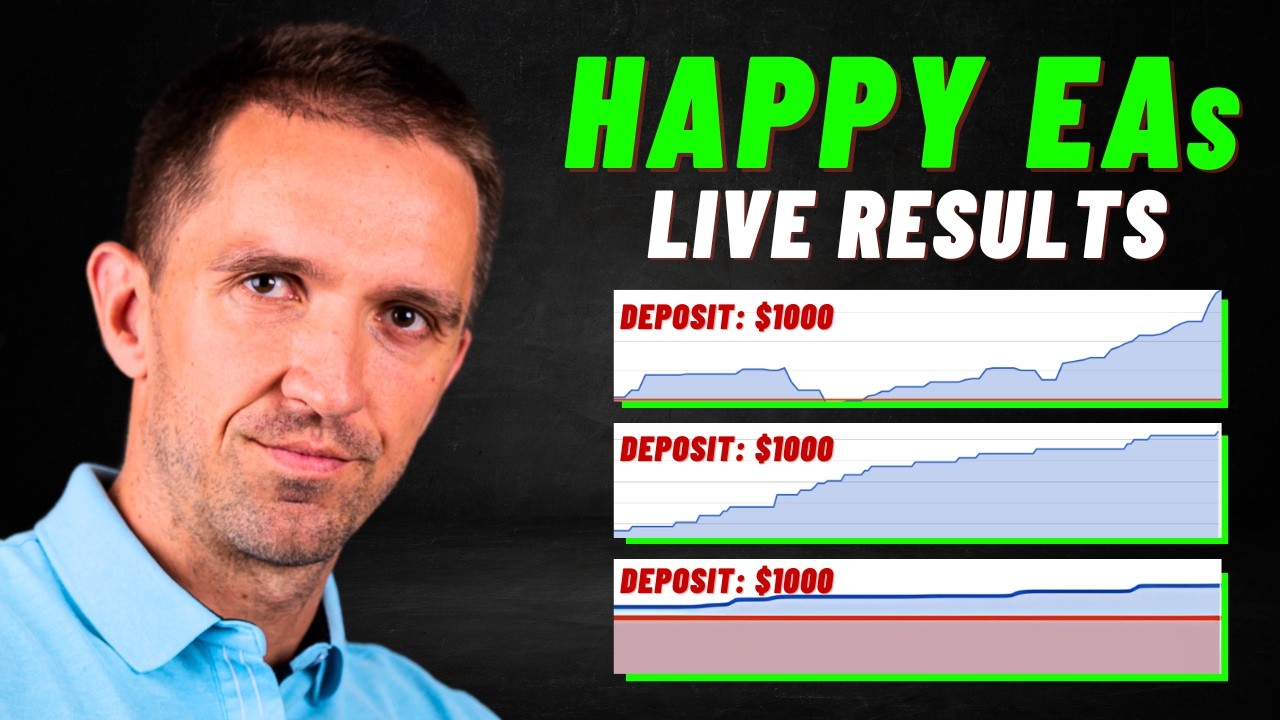 3 EAs, 3 Live Accounts, $1000 each: Are the Happy Forex EAs worth it ...