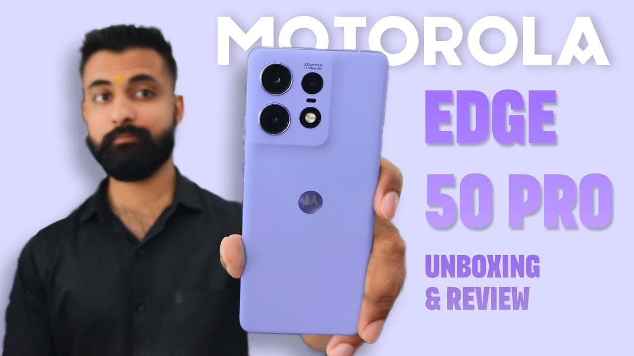 MOTO EDGE 50 PRO Unboxing & Detailed Review | 50W wireless charging ...