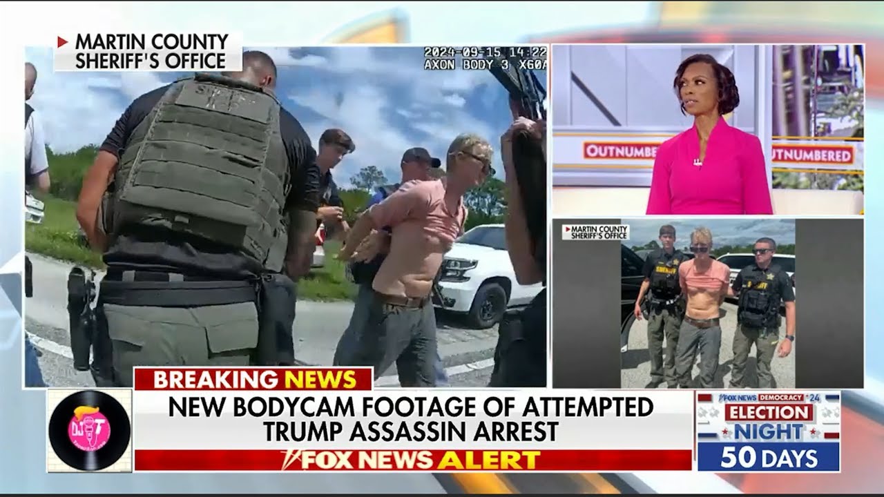 BODYCAM FOOTAGE OF WOULD-BE TRUMP ASSASSIN RYAN WESLEY ROUTH'S ARREST ...