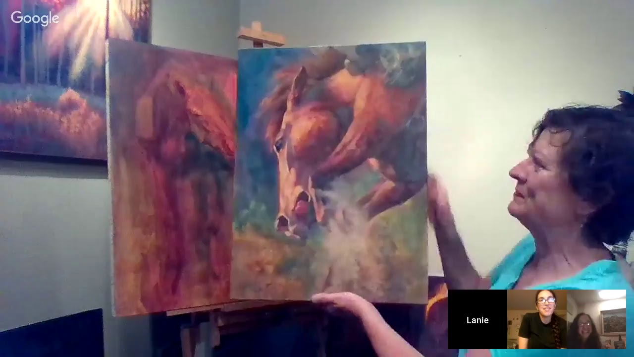 Live Interview with artist Lanie Frick and Julia Hanna - YouTube