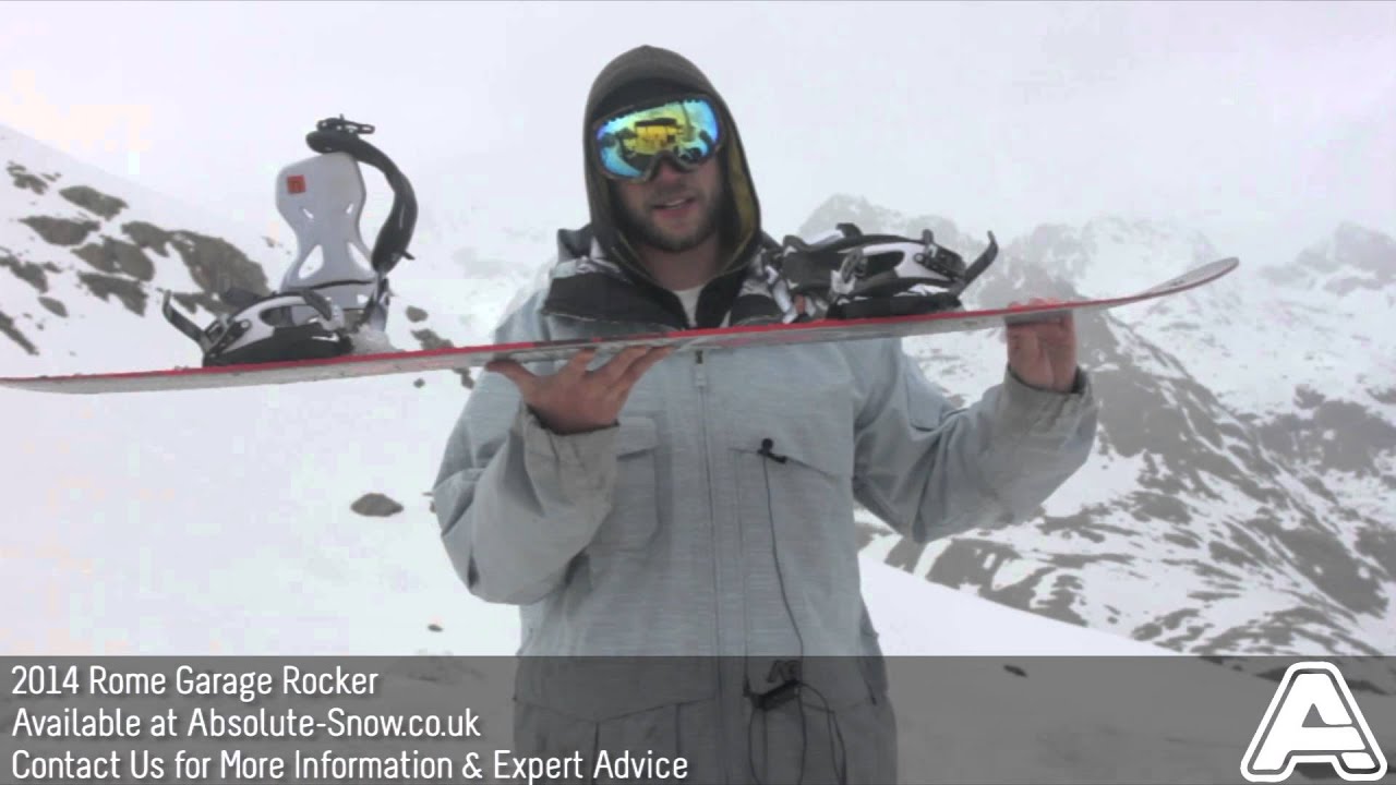2013 / 2014 | Rome Garage Rocker Snowboard | Video Review - YouTube