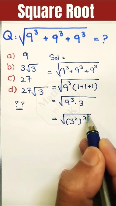 Find square root \ Square root trick #squareroot #maths #shorts - YouTube