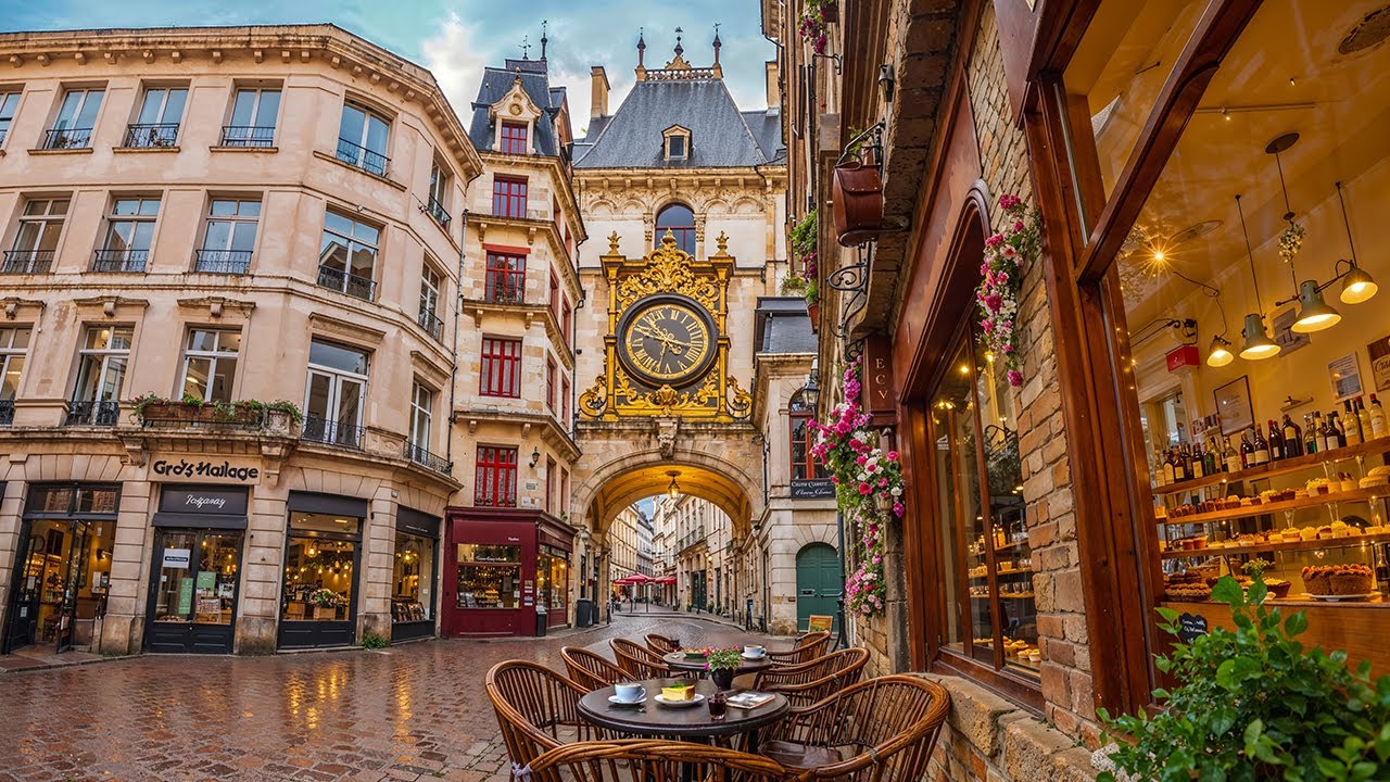 Morning Jazz at a Rouen Street Café | Relaxing Jazz Music for Peaceful ...