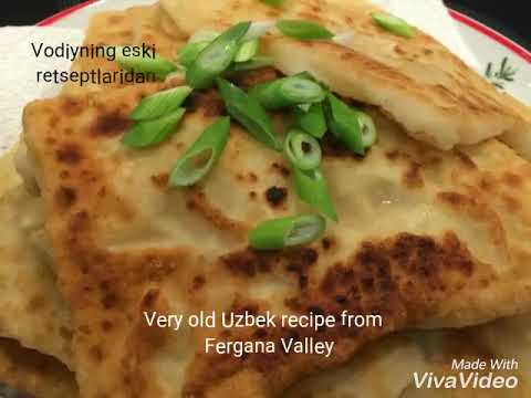Uzbek Cuisine | To'rtburchak Qatlama | Layered Bread "Qatlama" - YouTube