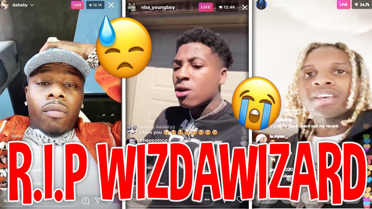 Celebrities React To WIZDAWIZARD Passing Away *SAD REACTION* - YouTube
