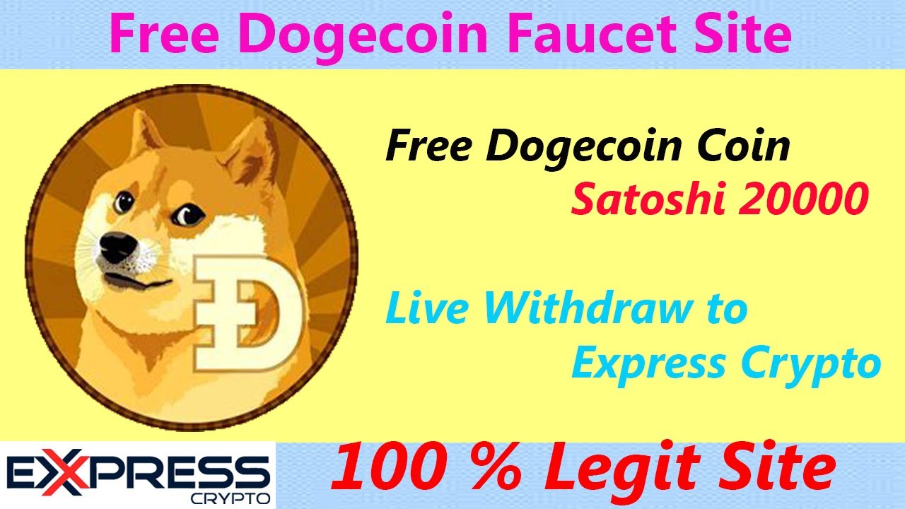Doge Faucet Free Coin Doge Coin Site Review - YouTube