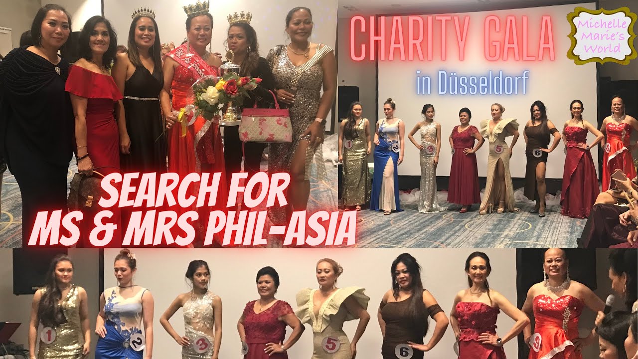 Charity Gala || Search for Ms & Mrs Phil-Asia 2022 || Phil-German Vlog ...